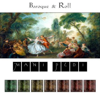 Second Life Marketplace - ~Mani Pedi~ Baroque & Roll Polish 2024 v2 - Omega HUD